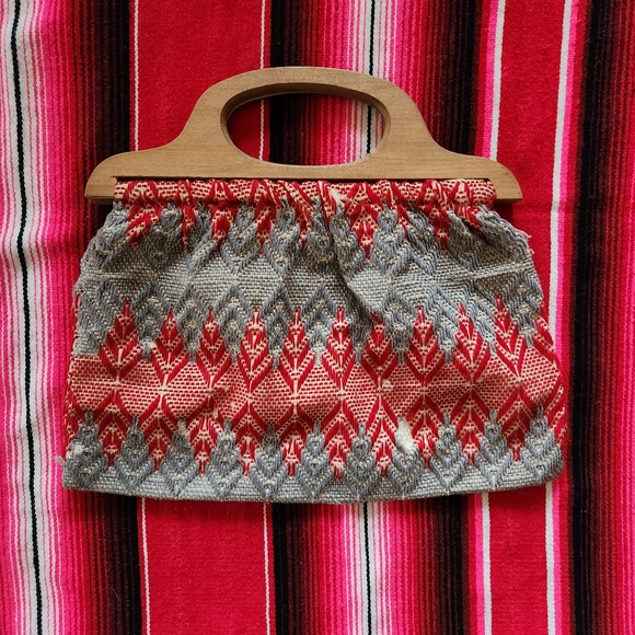 Bags | Vintage Fabric Purse | Poshmark